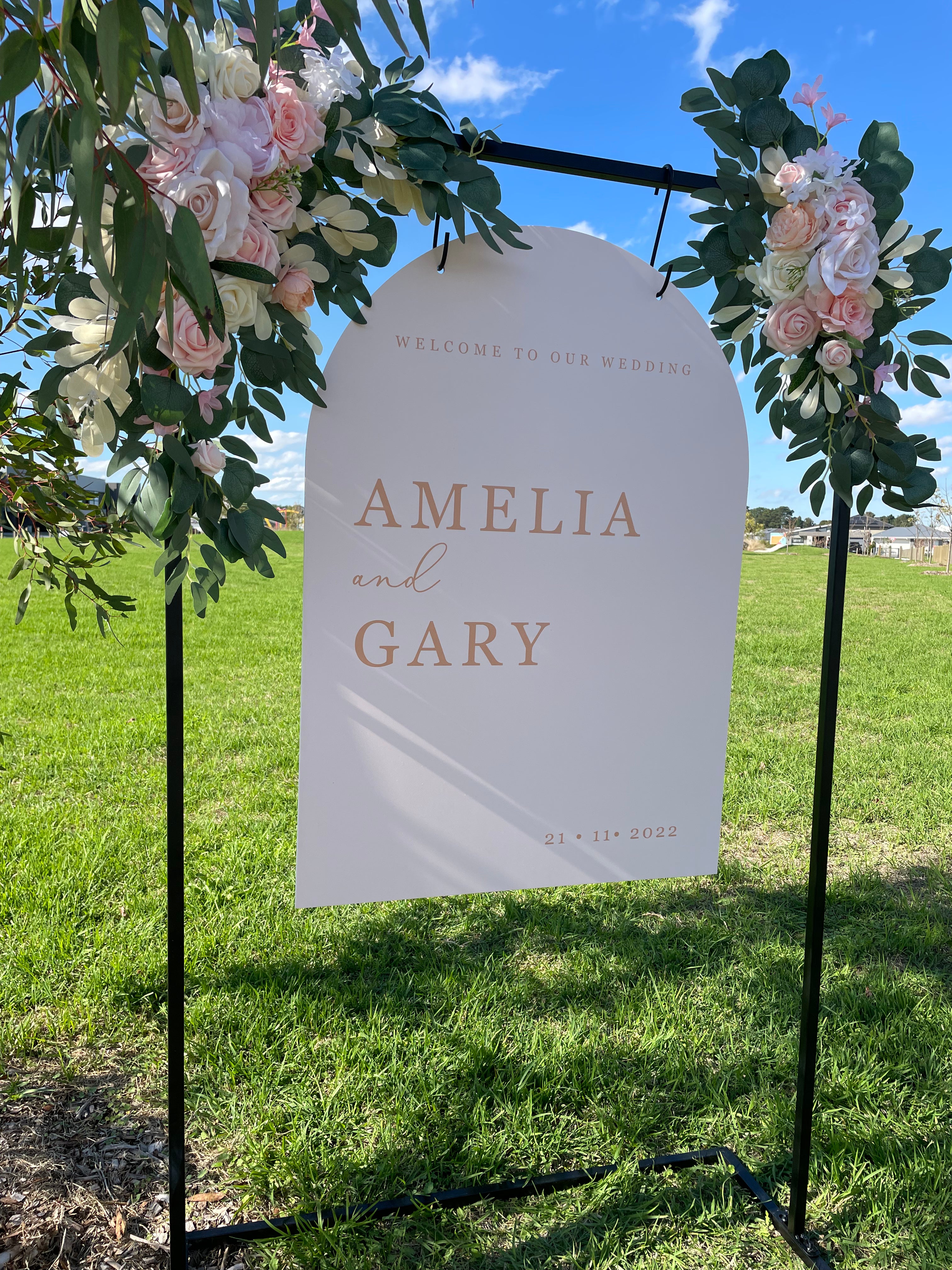 Amelia Welcome Sign – Designed by BOS